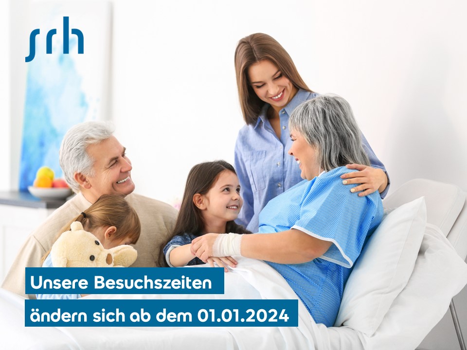 Neue Besuchszeiten ab 01.01.2024: SRH Krankenhaus Oberndorf